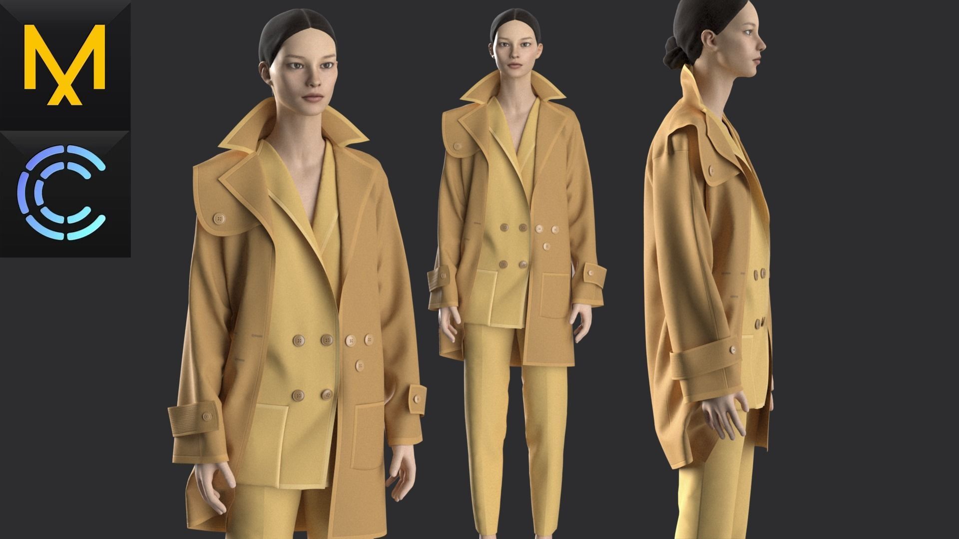 New Outfit Female OBJ mtl FBX ZPRJ 3D model | CGTrader