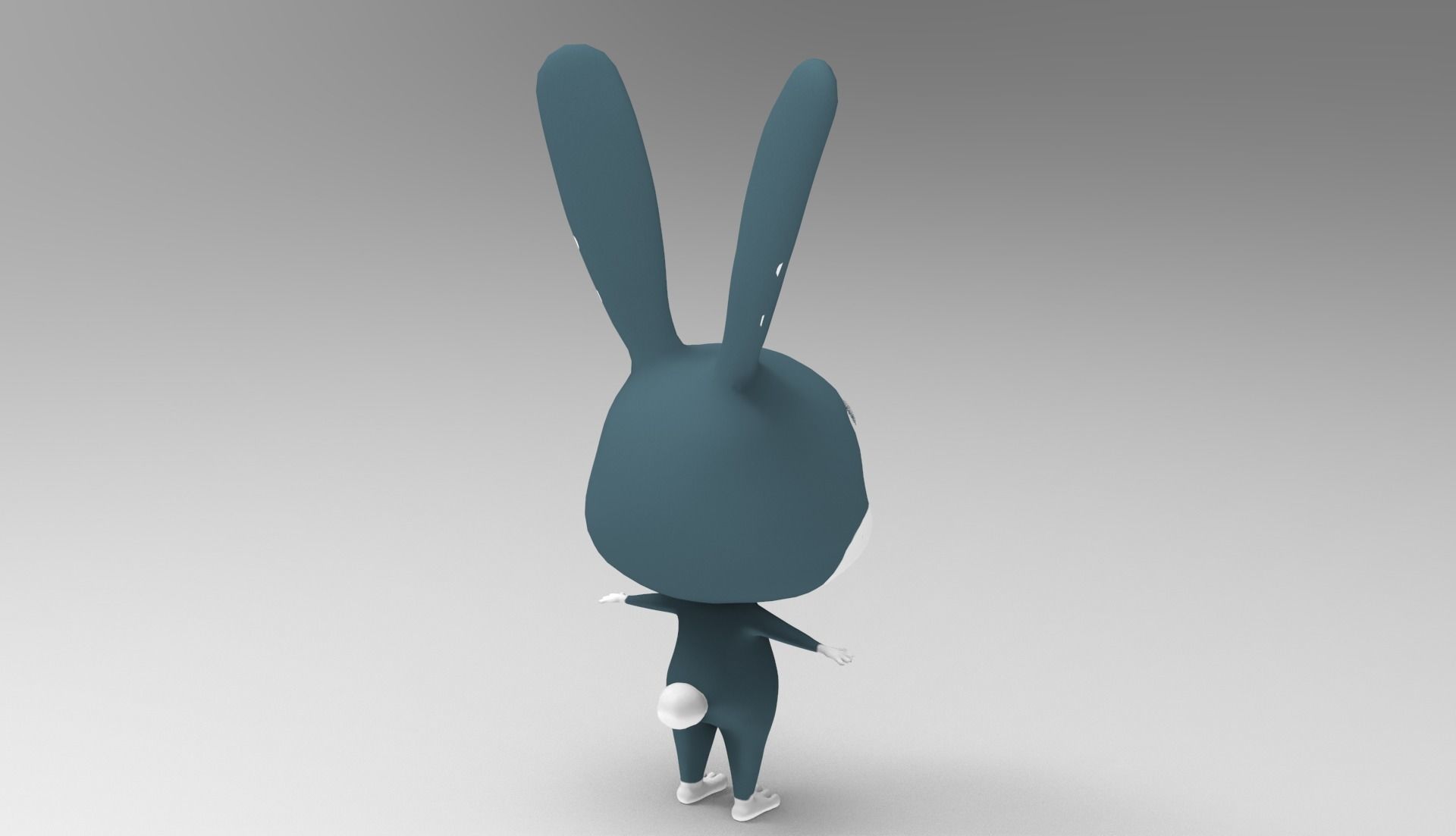 Rabbit Cartoon 3D free VR / AR / low-poly 3D model | CGTrader