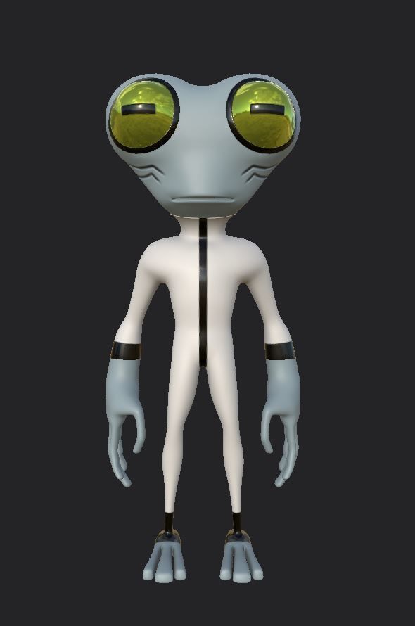 3D model Grey Matter benten VR / AR / low-poly | CGTrader