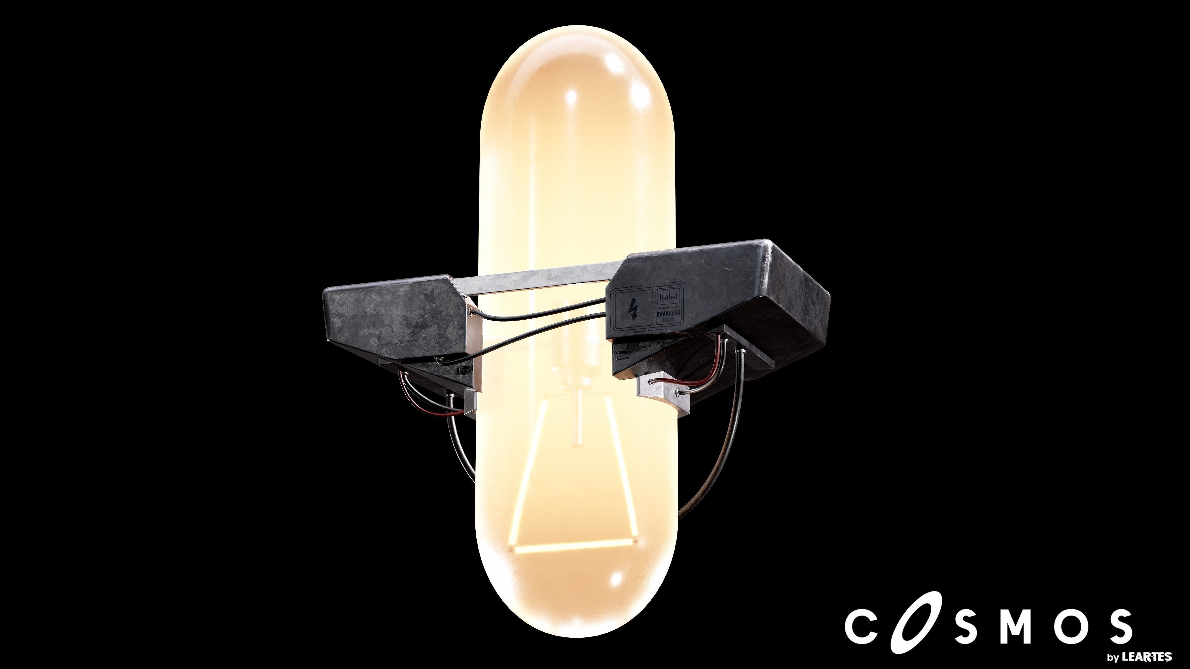 3D model Cyberpunk Wall Light - 7 VR / AR / low-poly animated | CGTrader