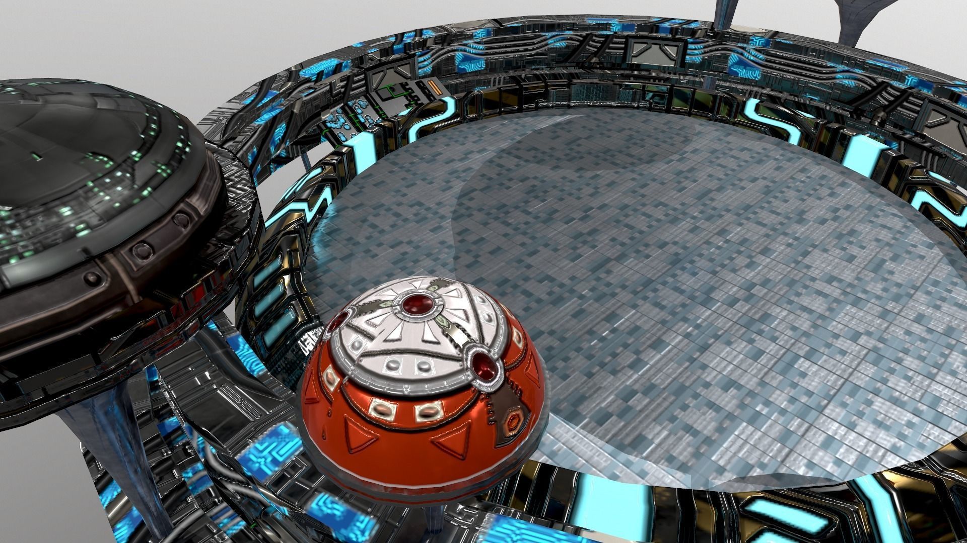 3D model Sci-Fi Platform VR / AR / low-poly | CGTrader