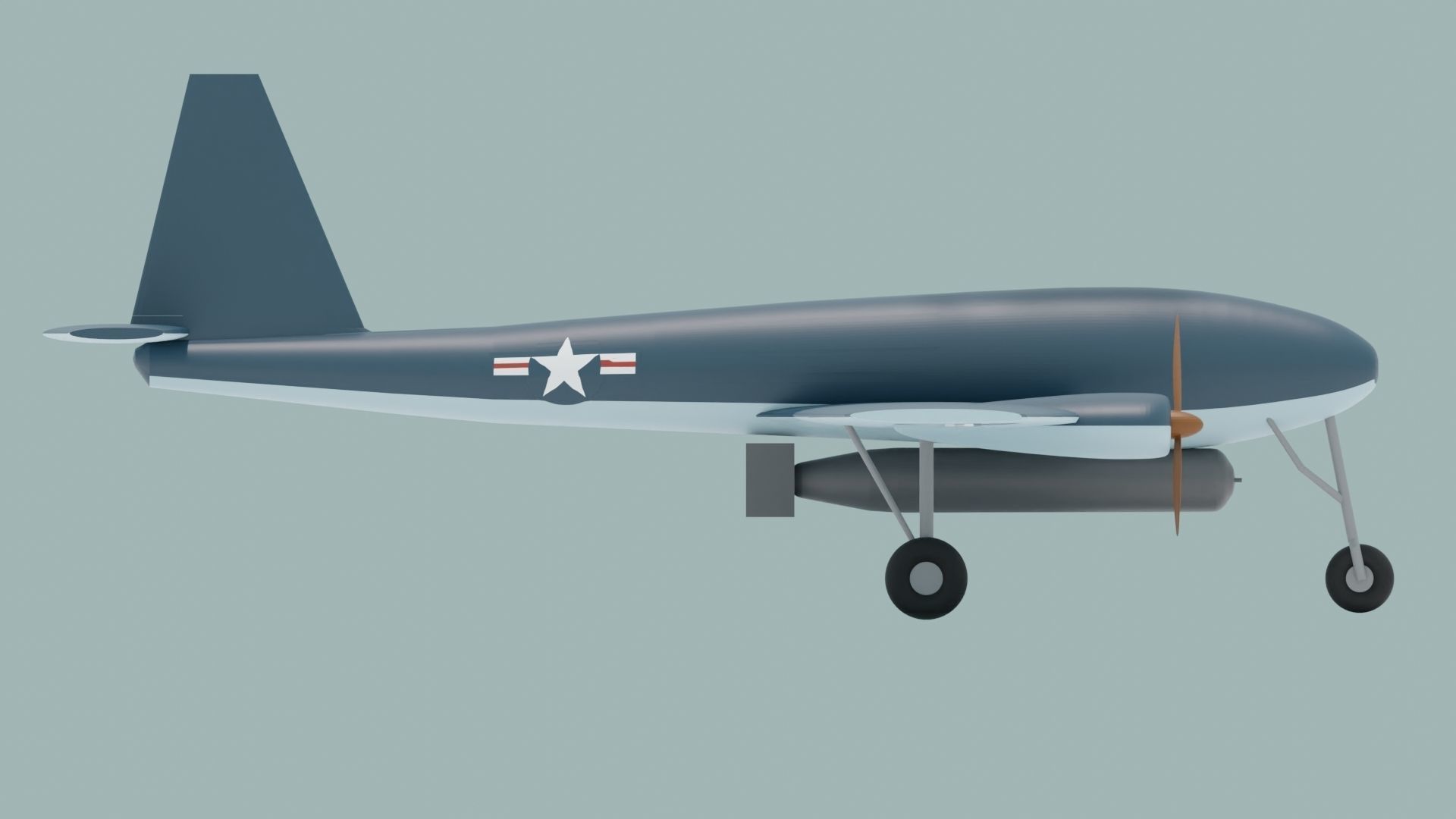 3D model Interstate TDR-1 VR / AR / low-poly | CGTrader