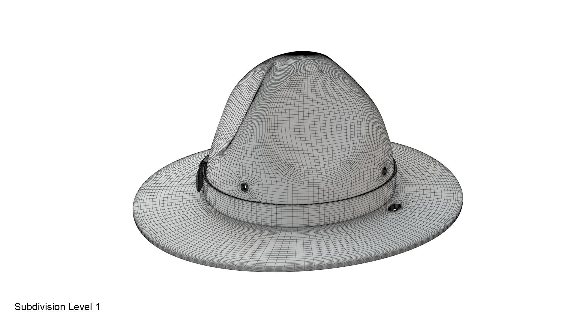 Scout campaign hat 3D model | CGTrader
