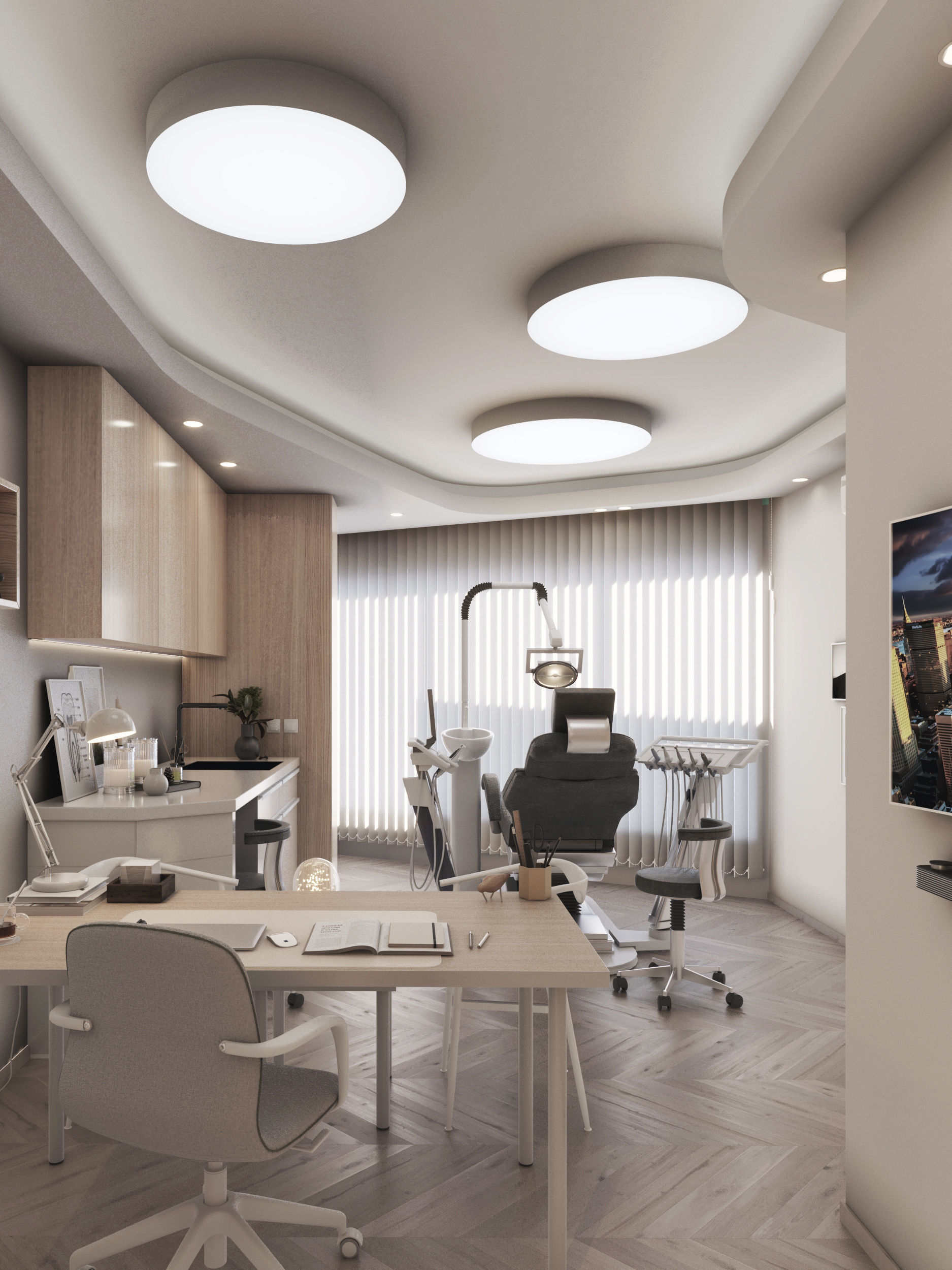 full modern detailed Dental Clinic 3D model | CGTrader