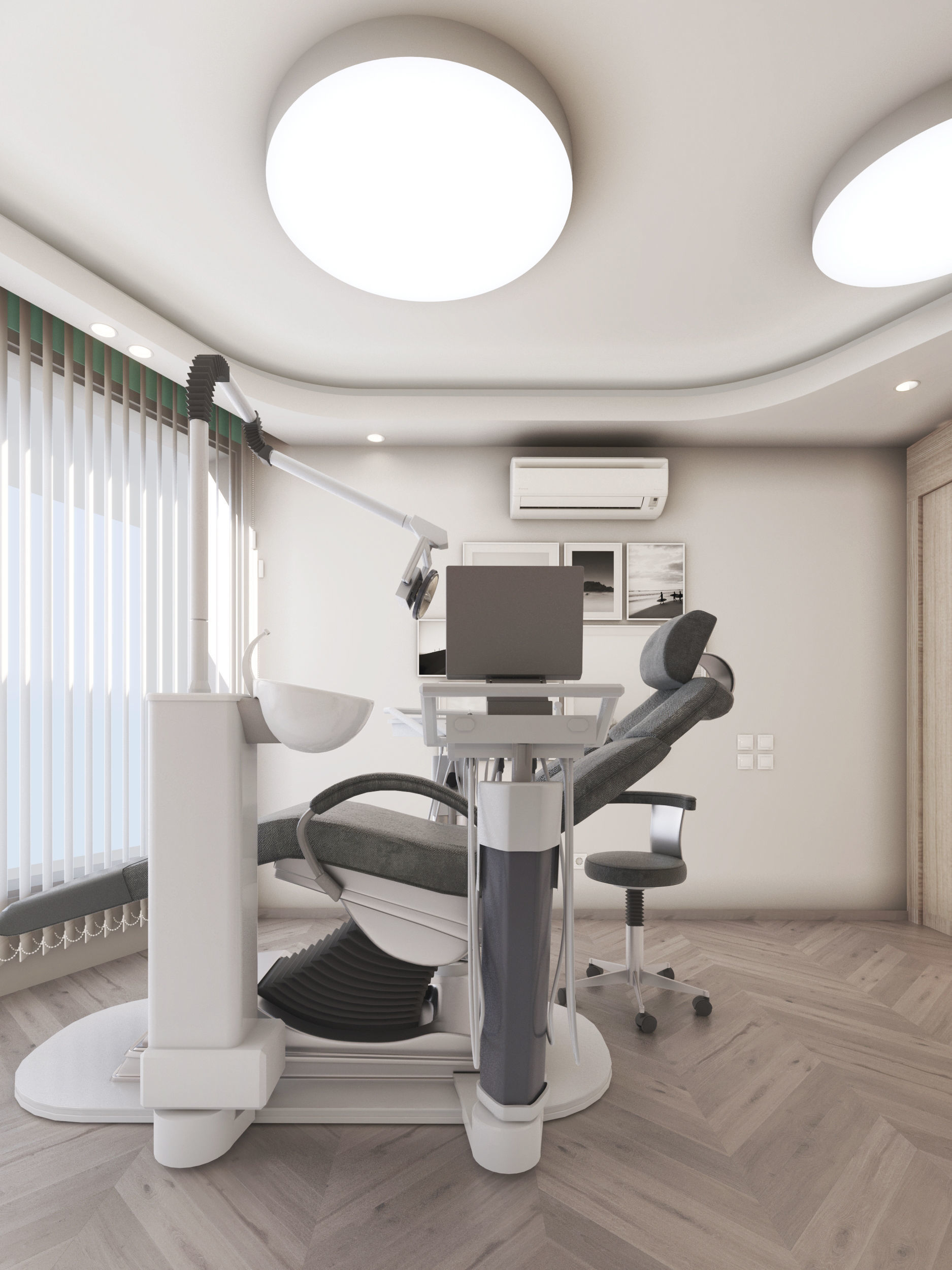 full modern detailed Dental Clinic 3D model | CGTrader
