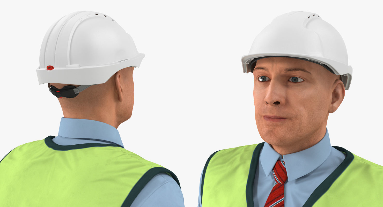 Port Engineer Standing Pose 3D model | CGTrader