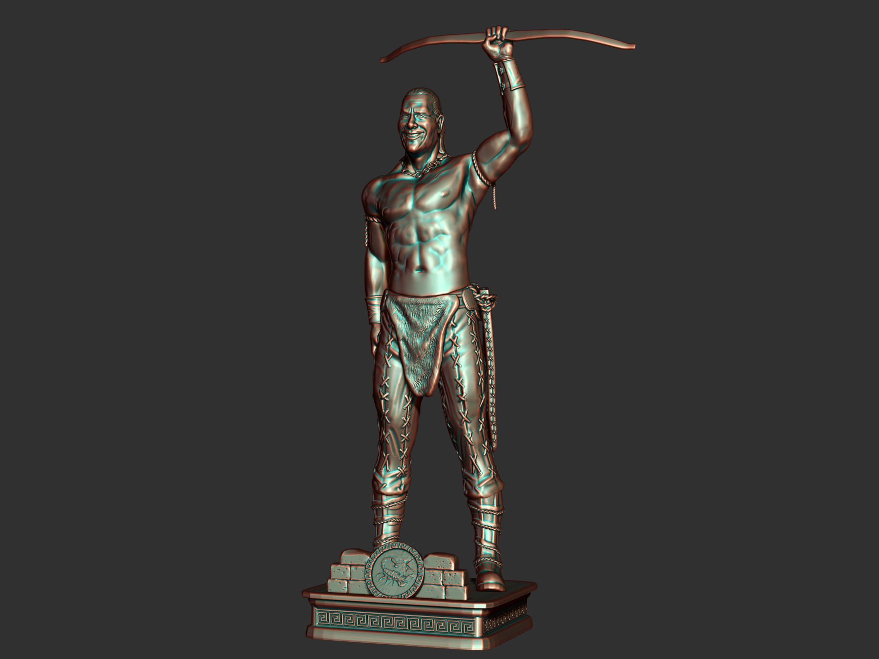 scorpion king 3D model 3D printable | CGTrader