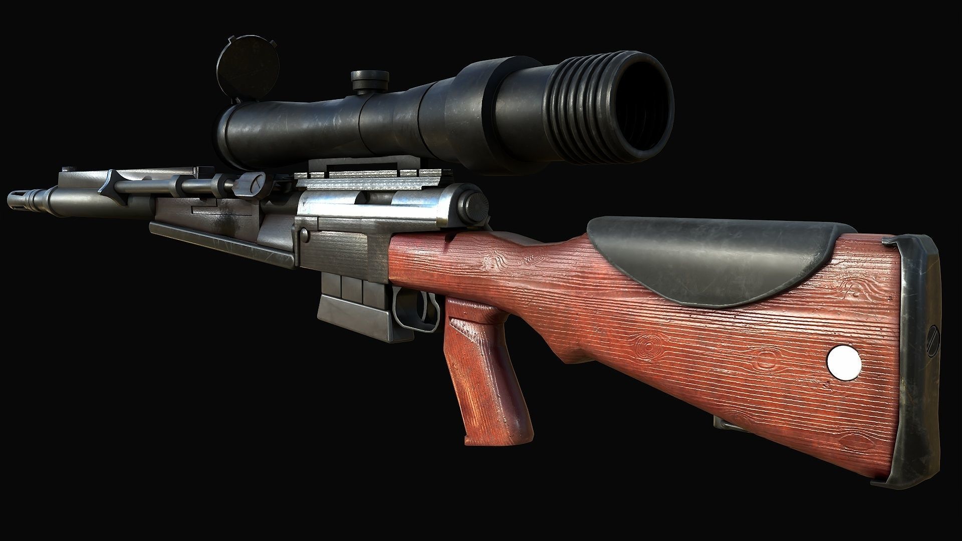 MAS FR F2 Sniper Rifle 3D model | CGTrader