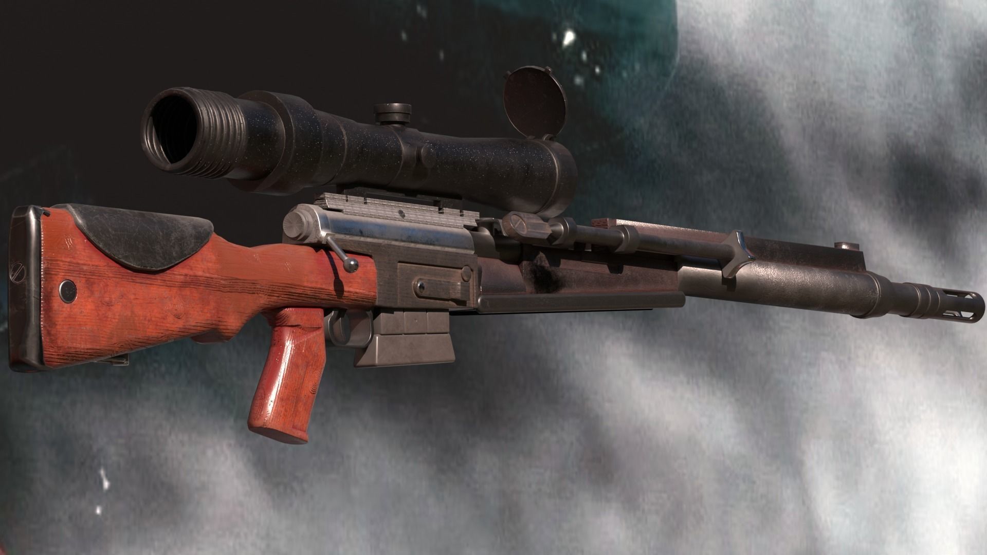 MAS FR F2 Sniper Rifle 3D model | CGTrader