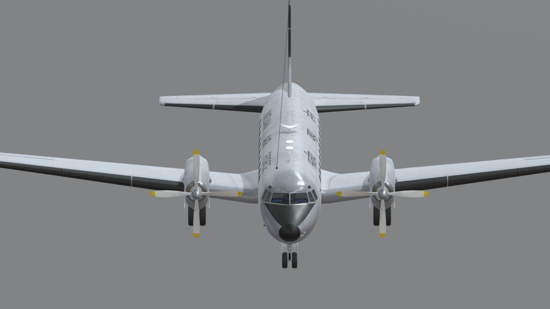 3D model Hawker Siddeley HS 748 Indian Airforce VR / AR / low-poly ...