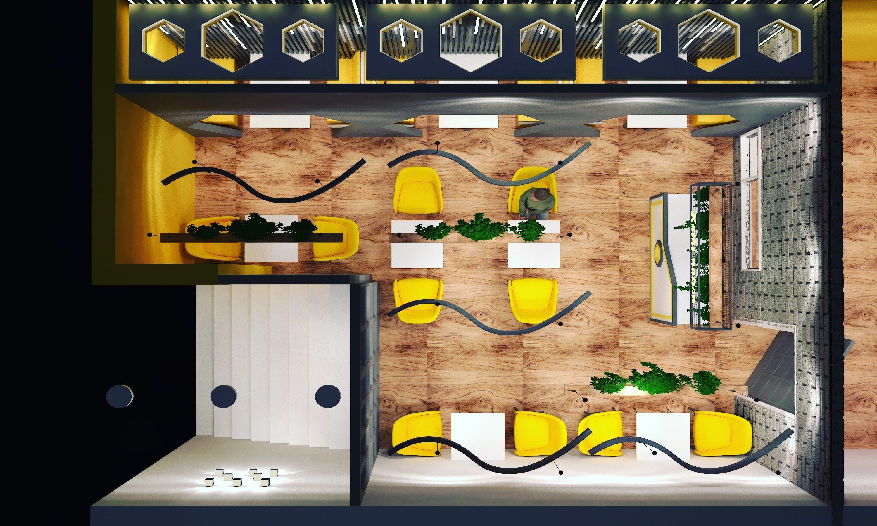 Food Outlet 3D model | CGTrader