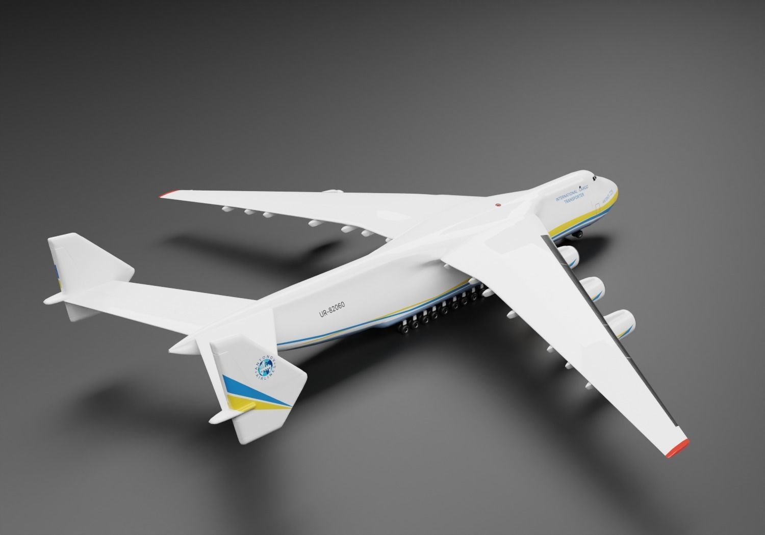 Antonov An 255 Mriya Home Livery 3D model | CGTrader