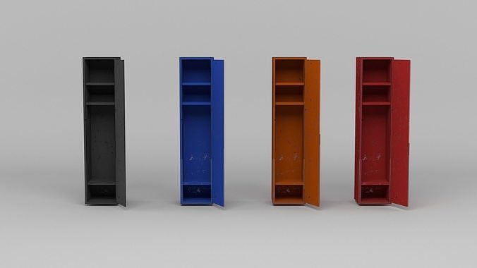3D model lockers model locker VR / AR / low-poly | CGTrader