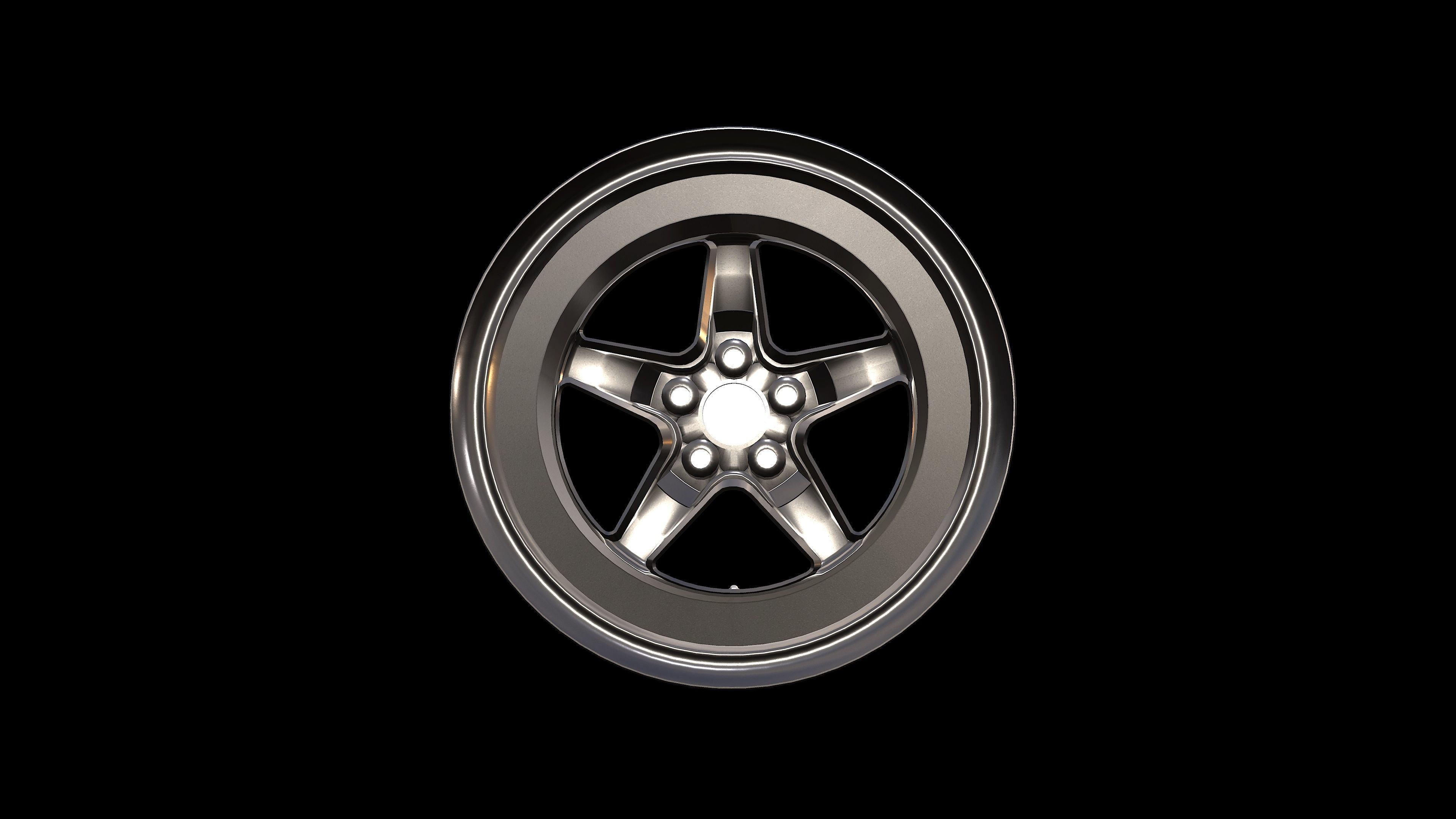Race Star Wheels Drag Star 3D model | CGTrader