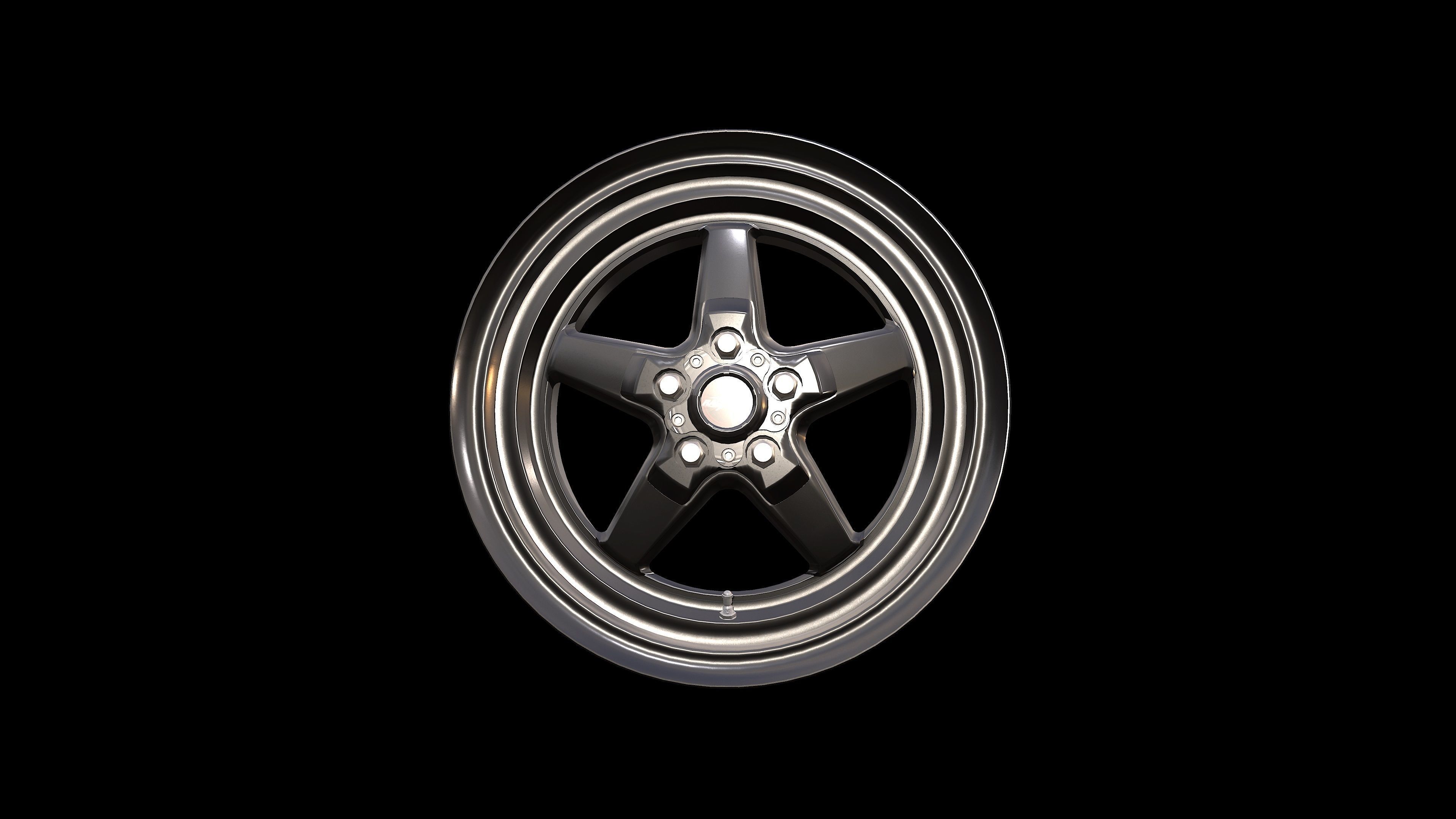 Race Star Wheels Drag Star 3D model | CGTrader