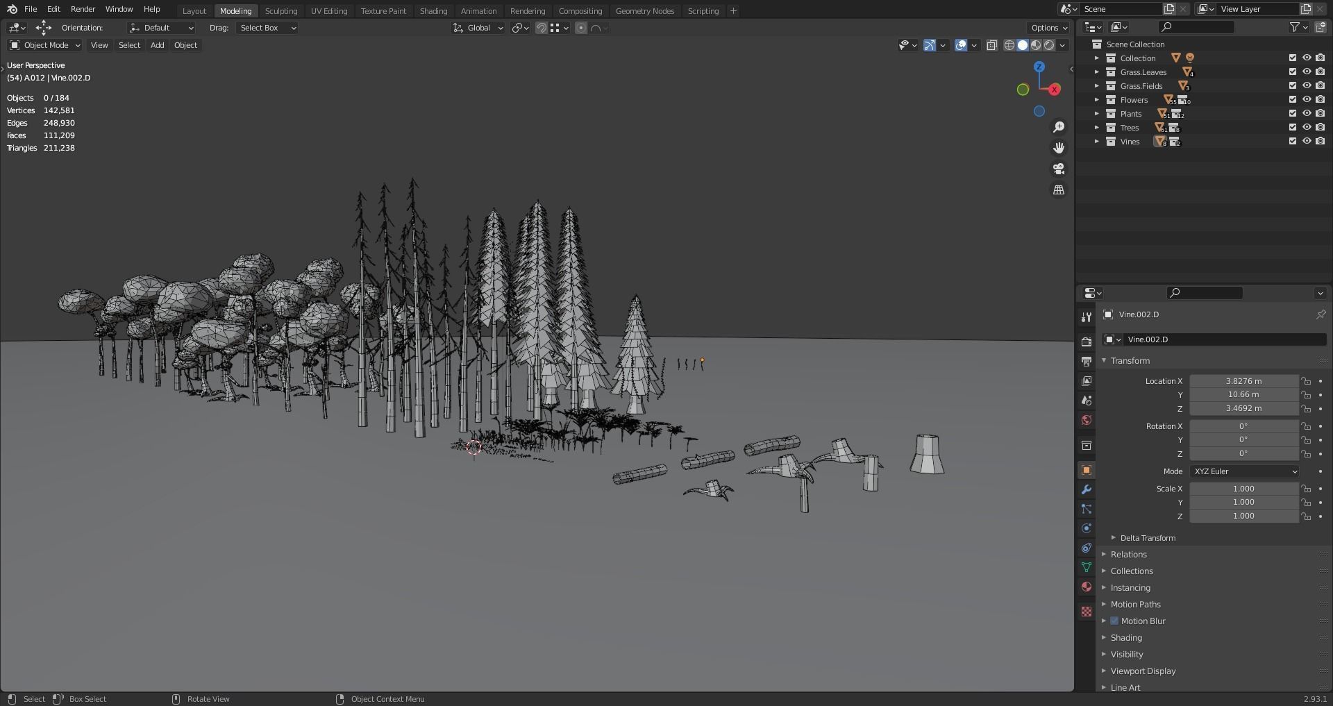 Low Poly Vegetation - 182 Object - PBR and No PBR - Unreal free VR / AR ...
