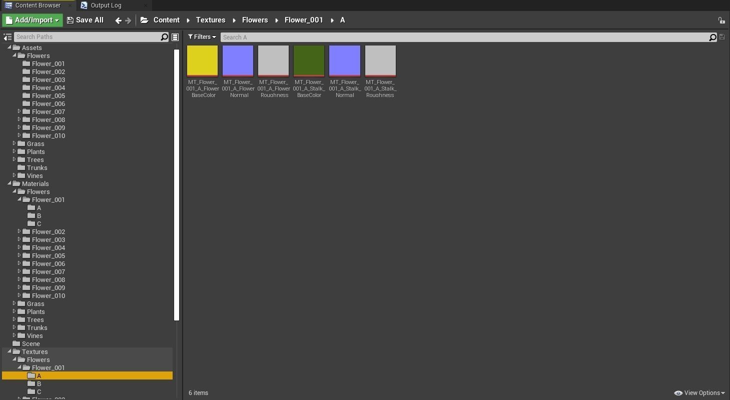 Low Poly Vegetation - 182 Object - PBR and No PBR - Unreal free VR / AR ...