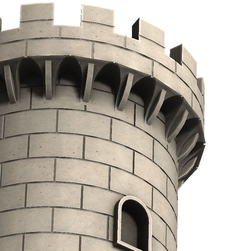Awesome Castle Tower Miniature perfect for Resin or FDM printing 3D ...