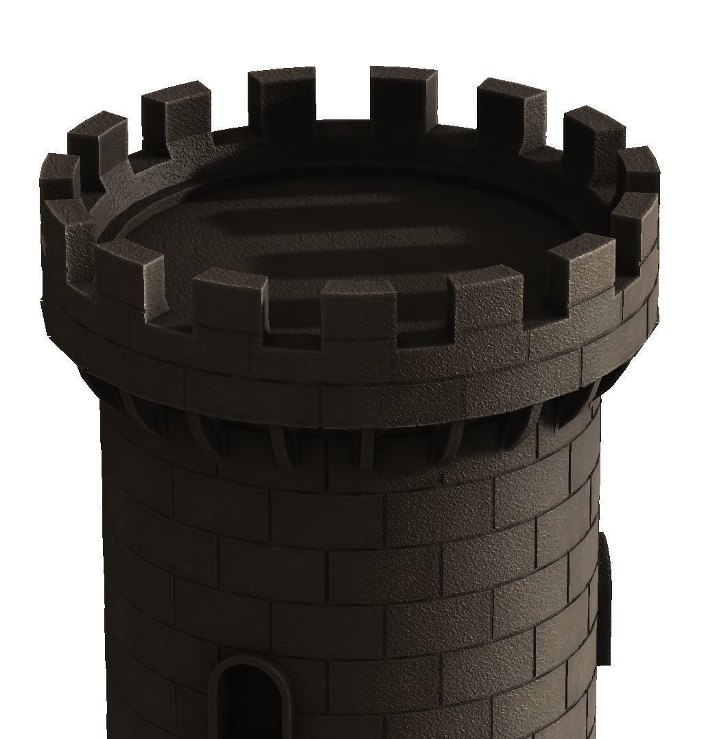 Awesome Castle Tower Miniature perfect for Resin or FDM printing 3D ...