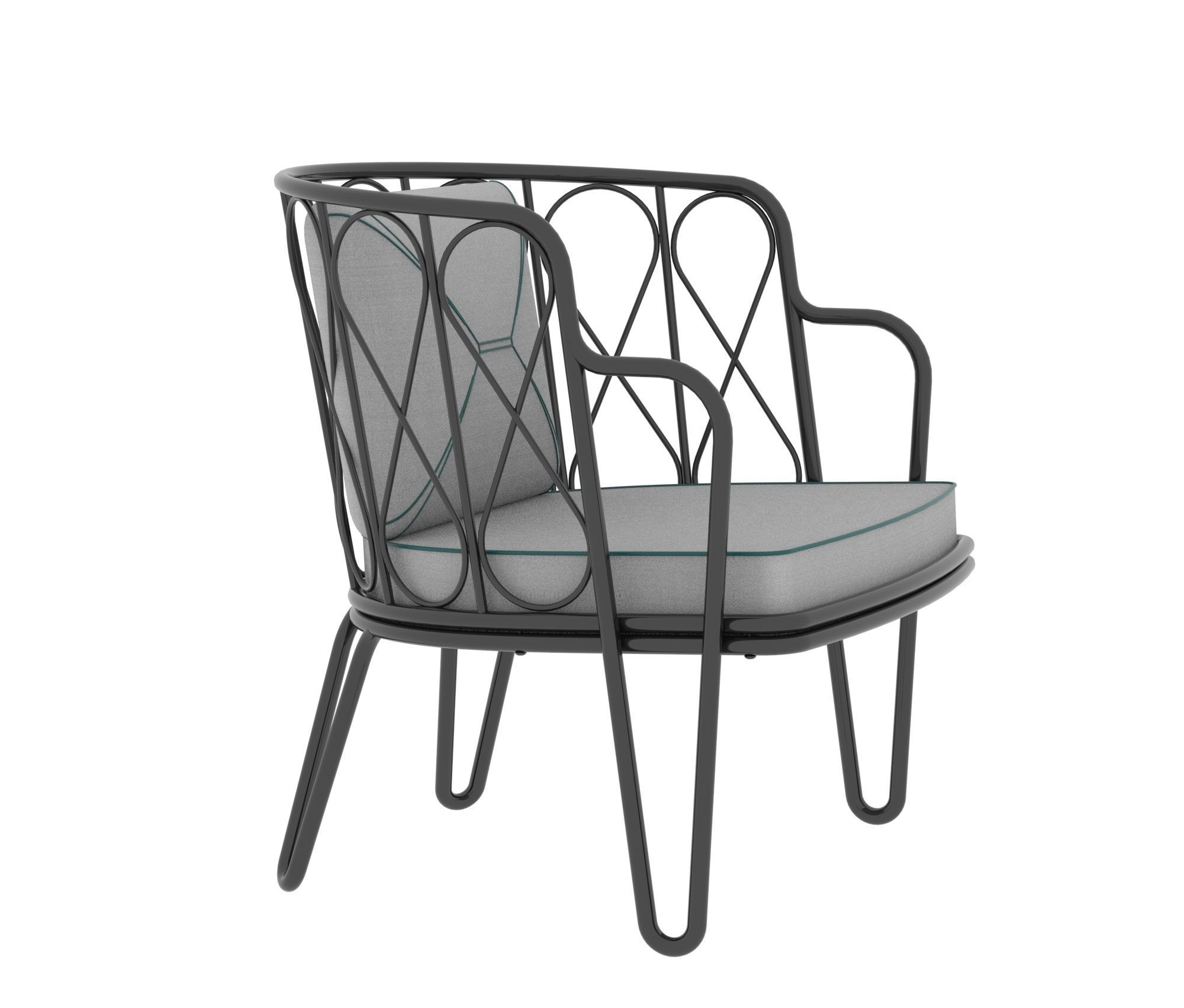 LOUNGE CHAIR - MULTI MATERIAL 3D model | CGTrader