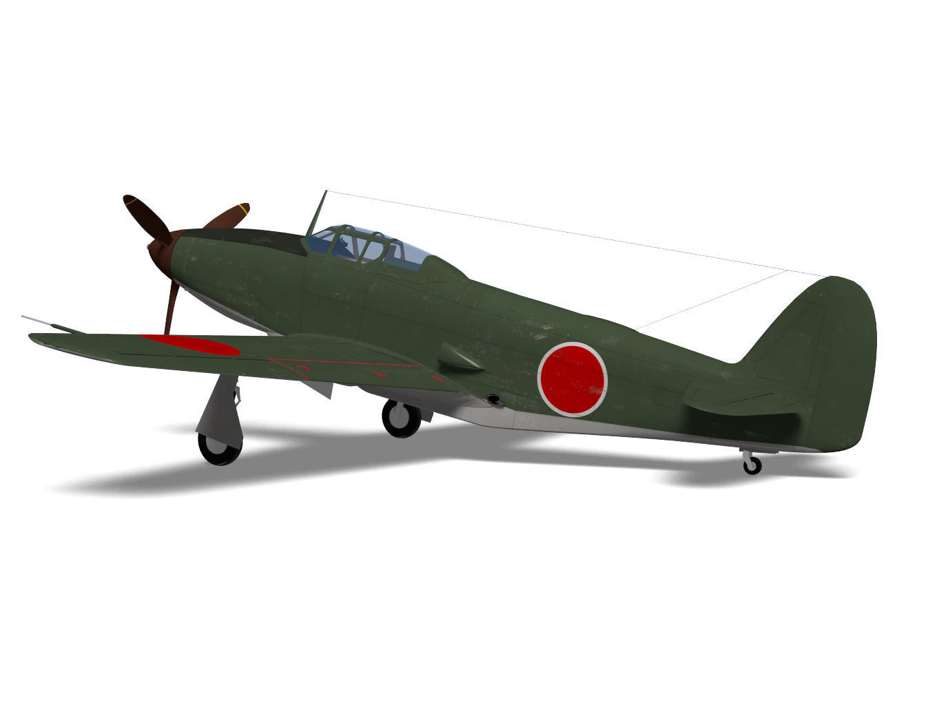 Kawasaki Ki88 3D model | CGTrader