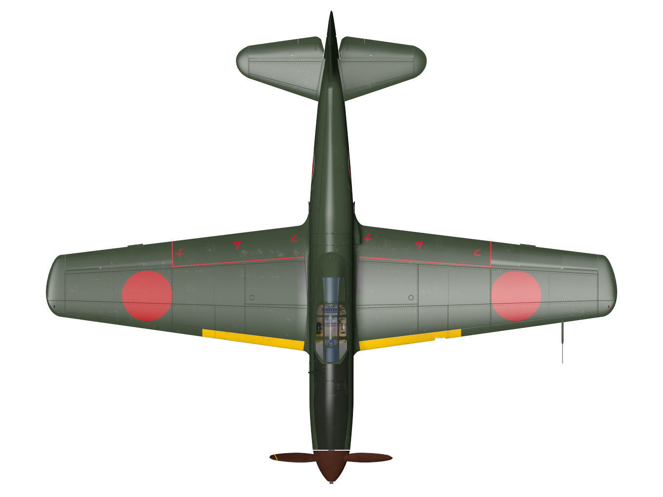 Kawasaki Ki88 3D model | CGTrader