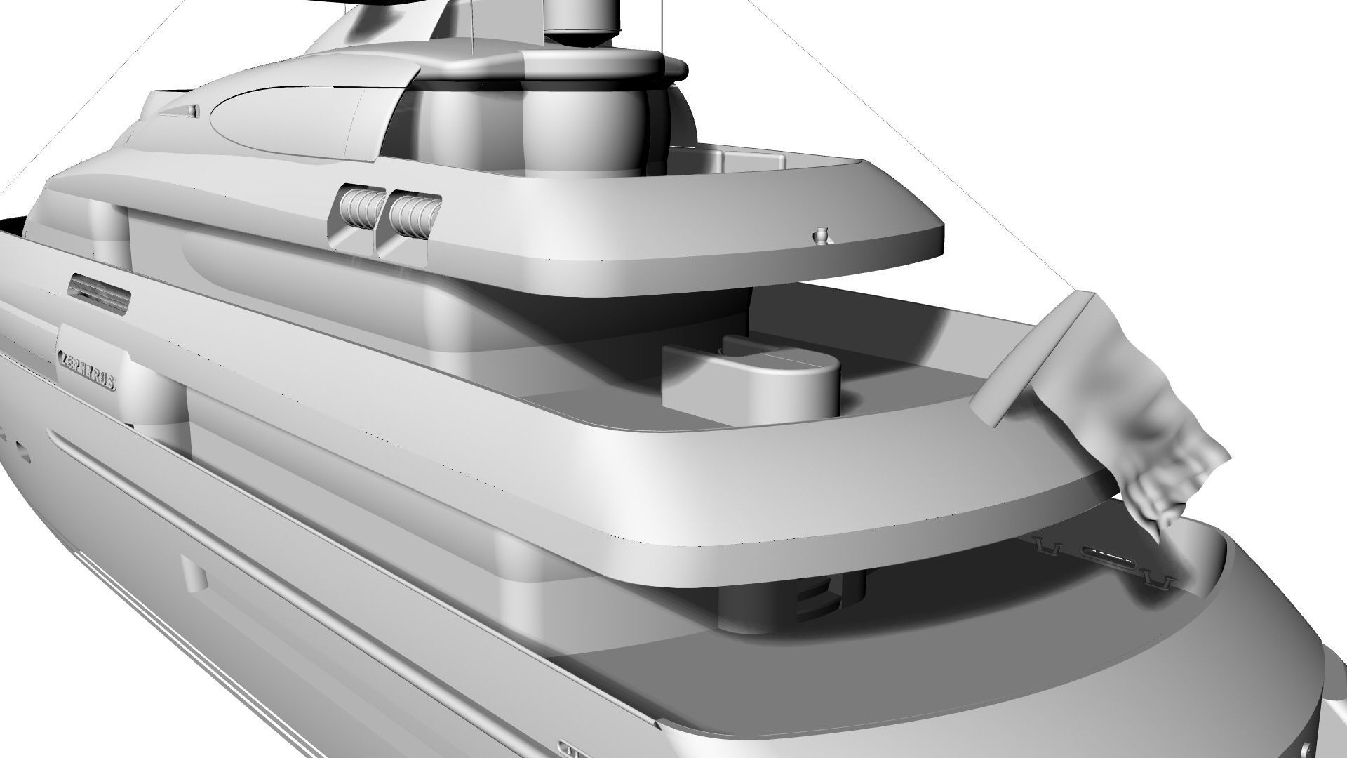 180 Foot Superyacht 3D model | CGTrader