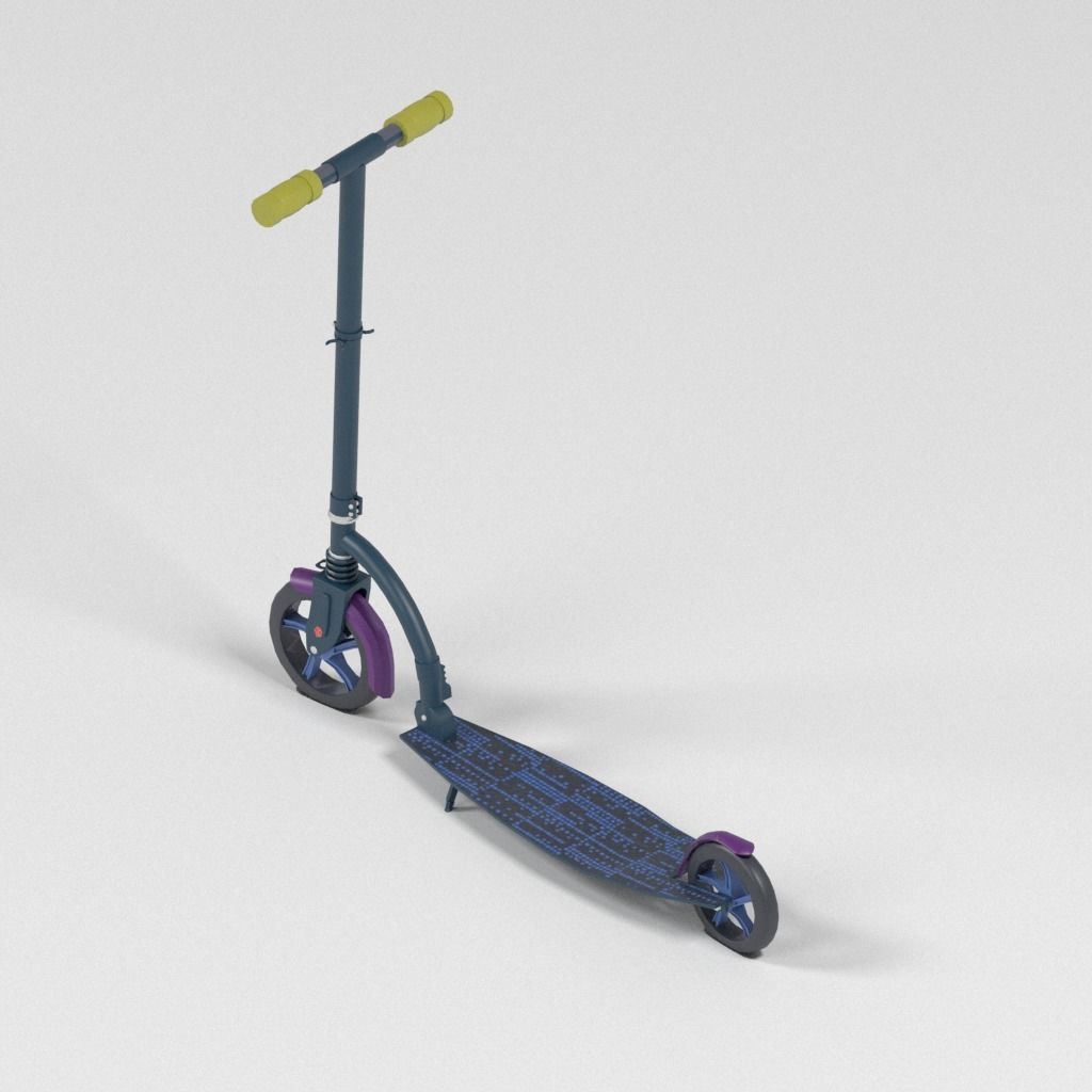 3D model SCOOTER LOWPOLY VR / AR / low-poly | CGTrader