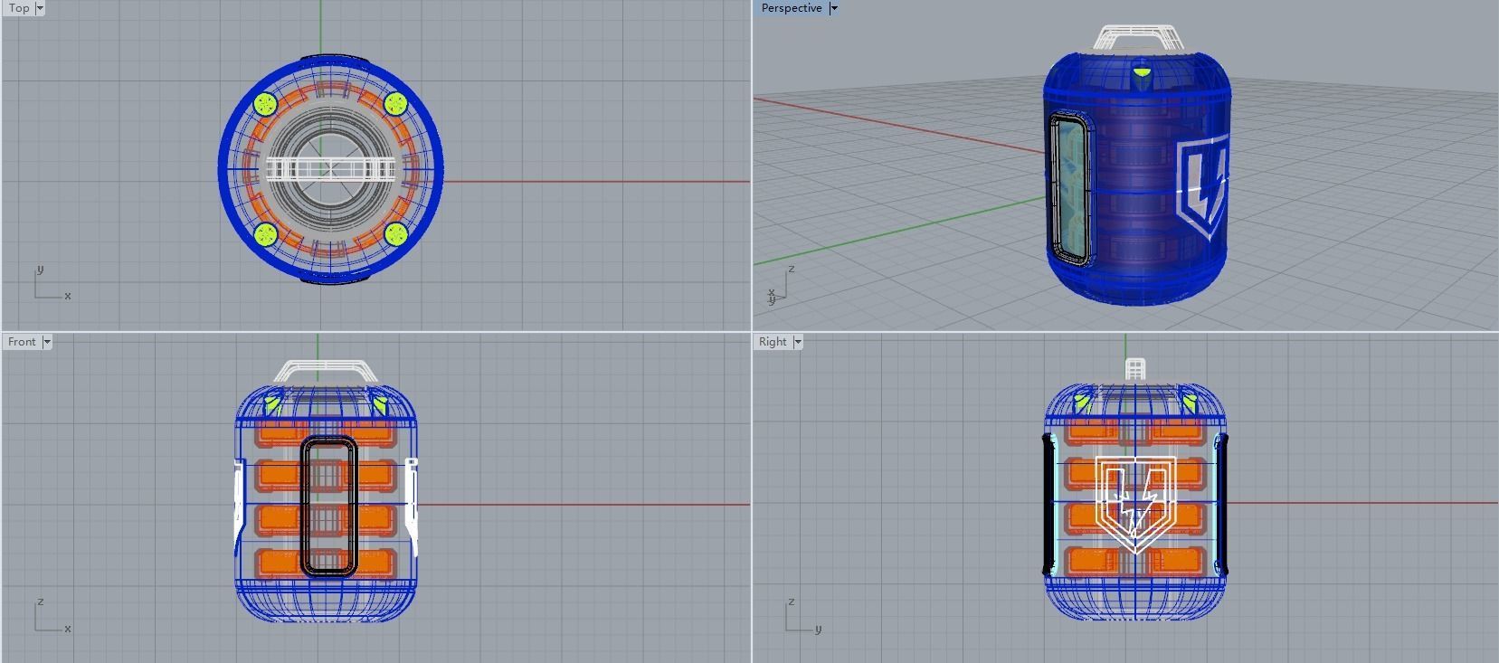 Apex shield cell 3D model | CGTrader