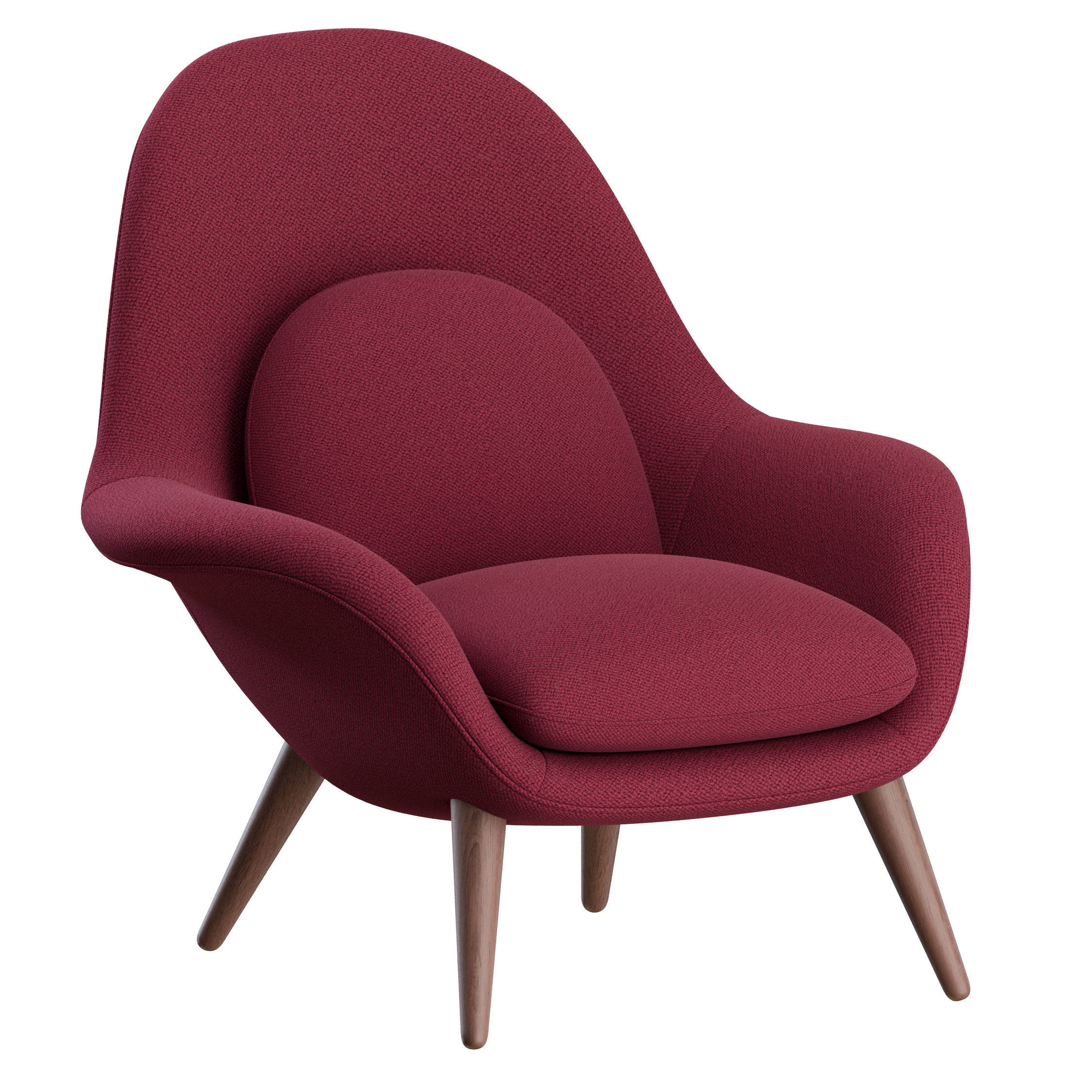 Swoon Lounge Chair by Fredericia 3D model | CGTrader