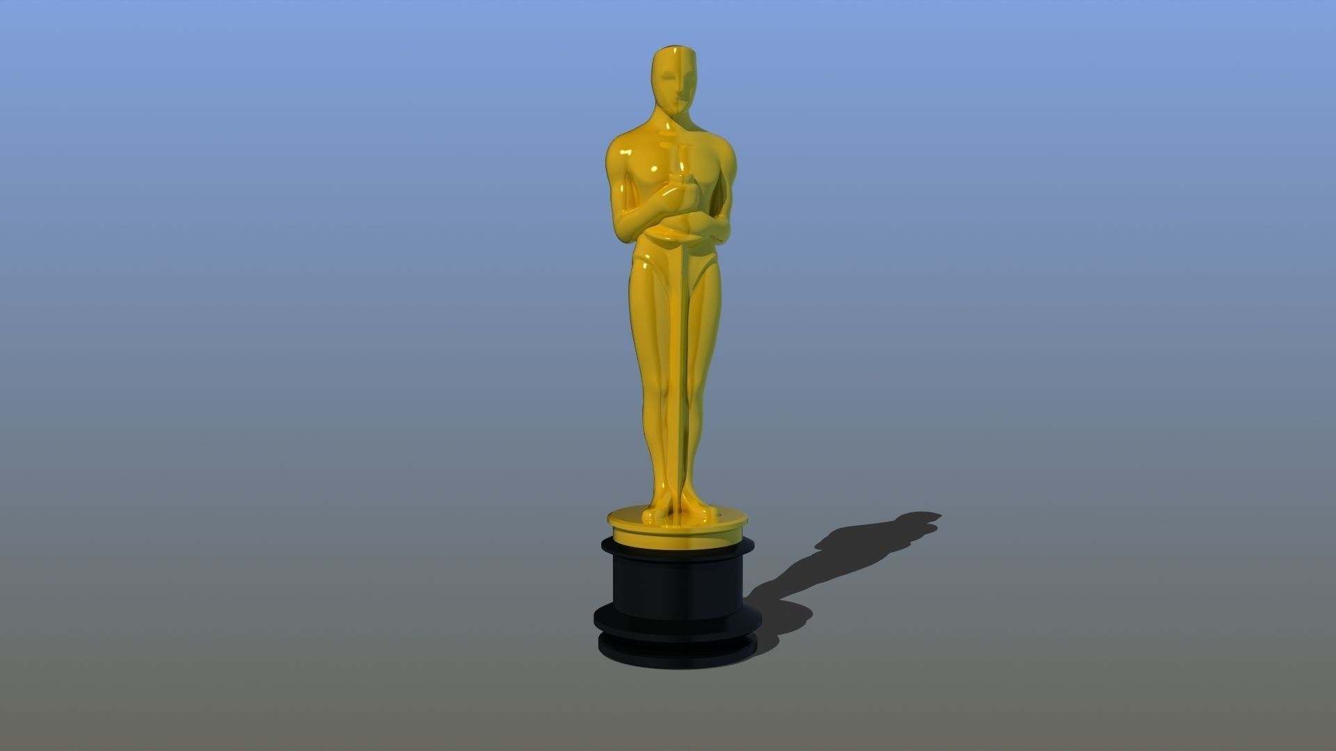 Oscar Statue 3D model | CGTrader