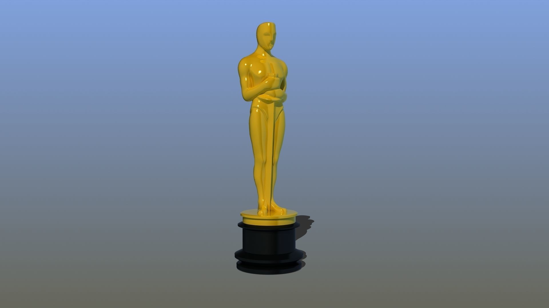 Oscar Statue 3D model | CGTrader