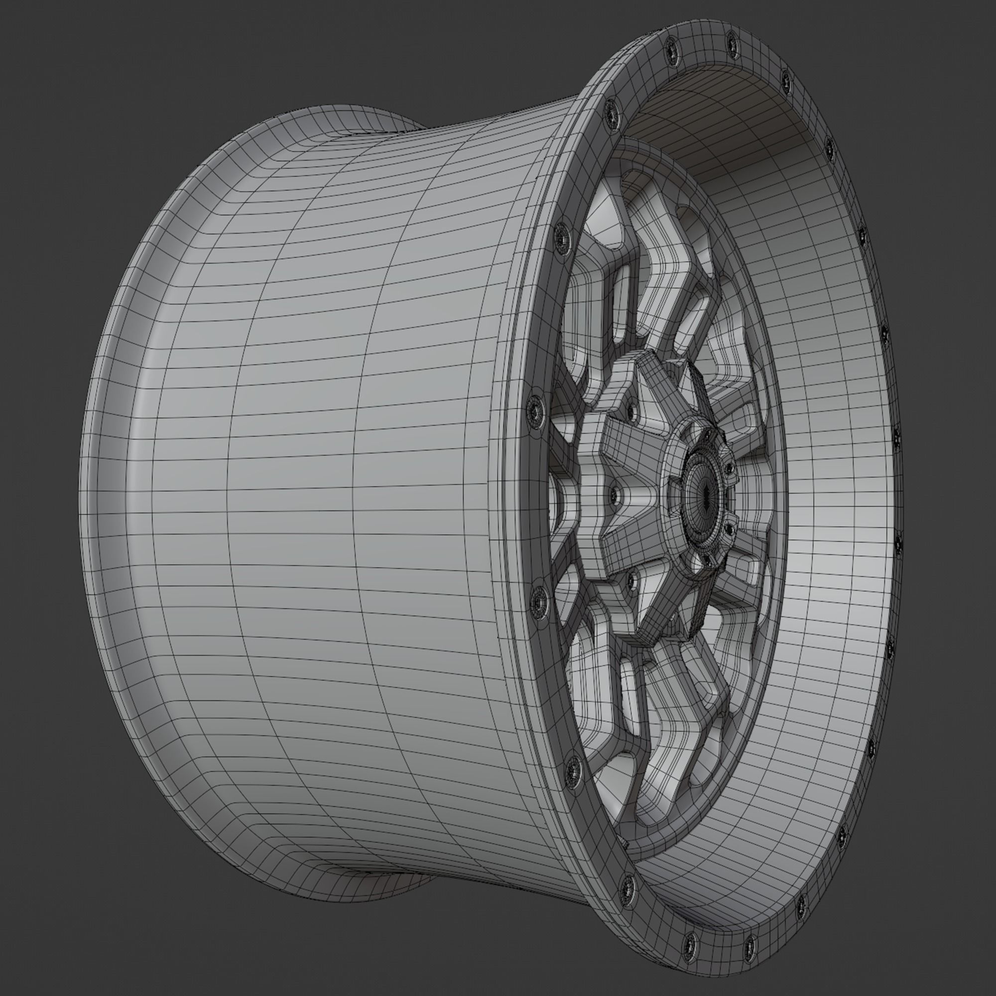 Grid Crush D561 Yokohama Neova 3D model | CGTrader