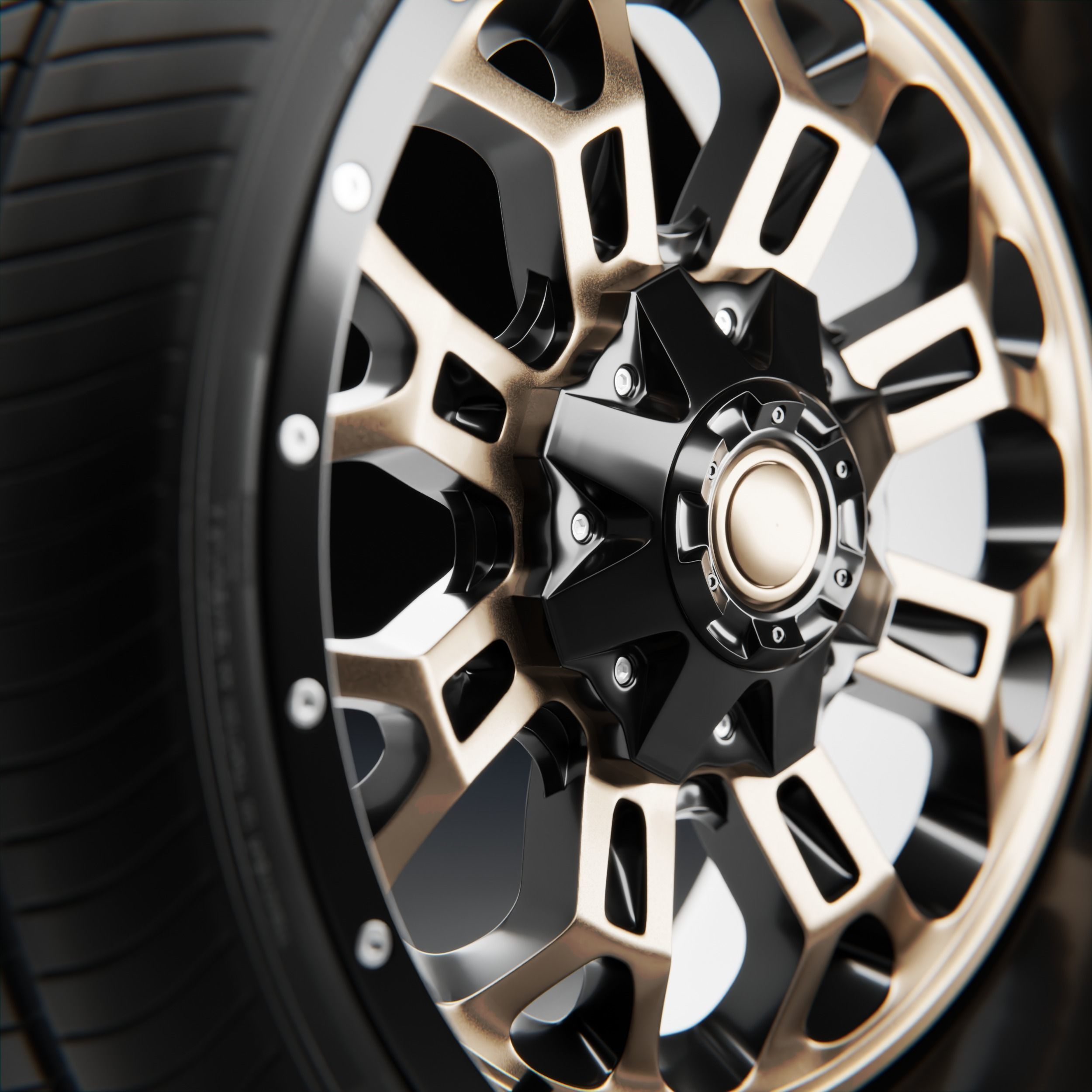 Grid Crush D561 Yokohama Neova 3D model | CGTrader