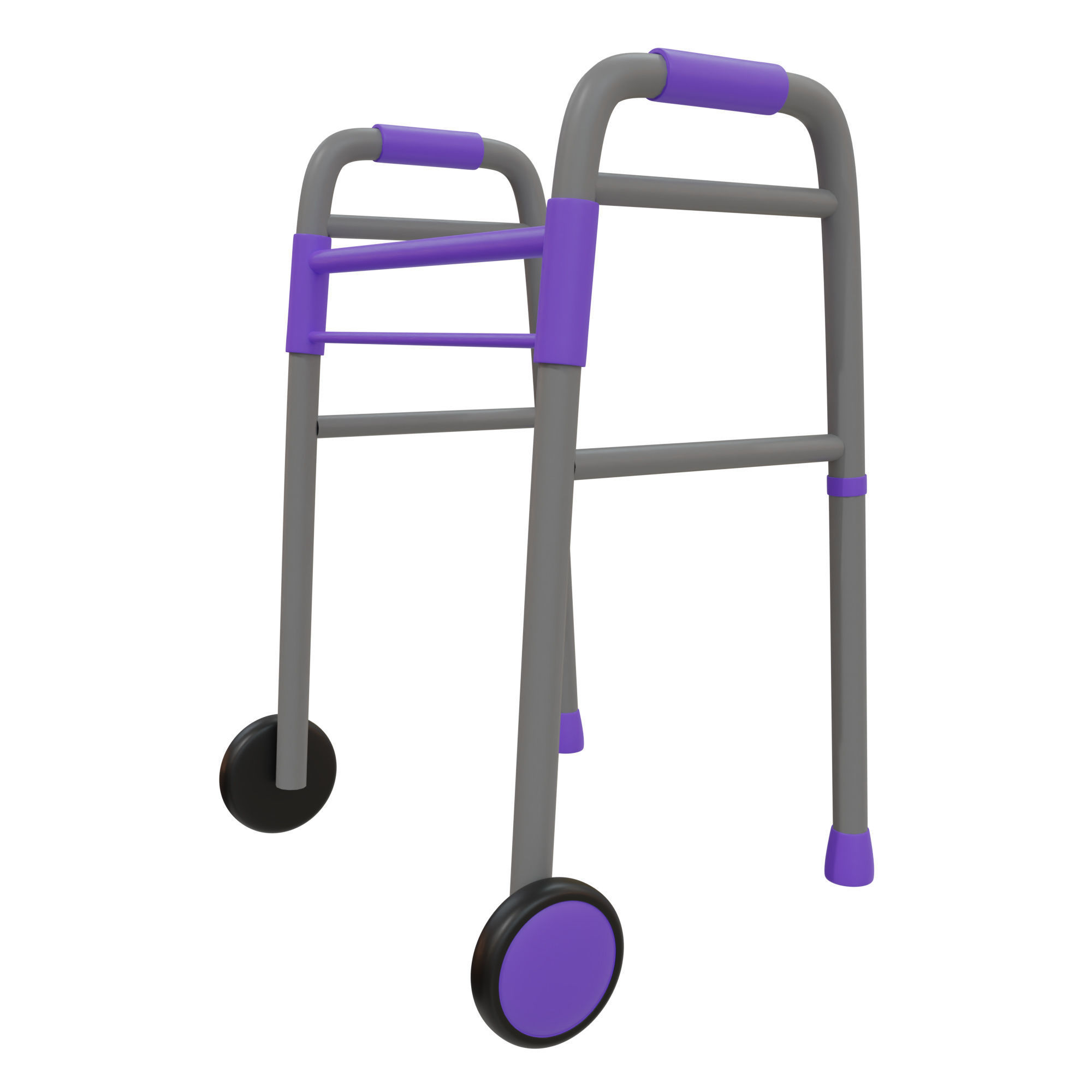 Walker - cartoon style 3D model | CGTrader