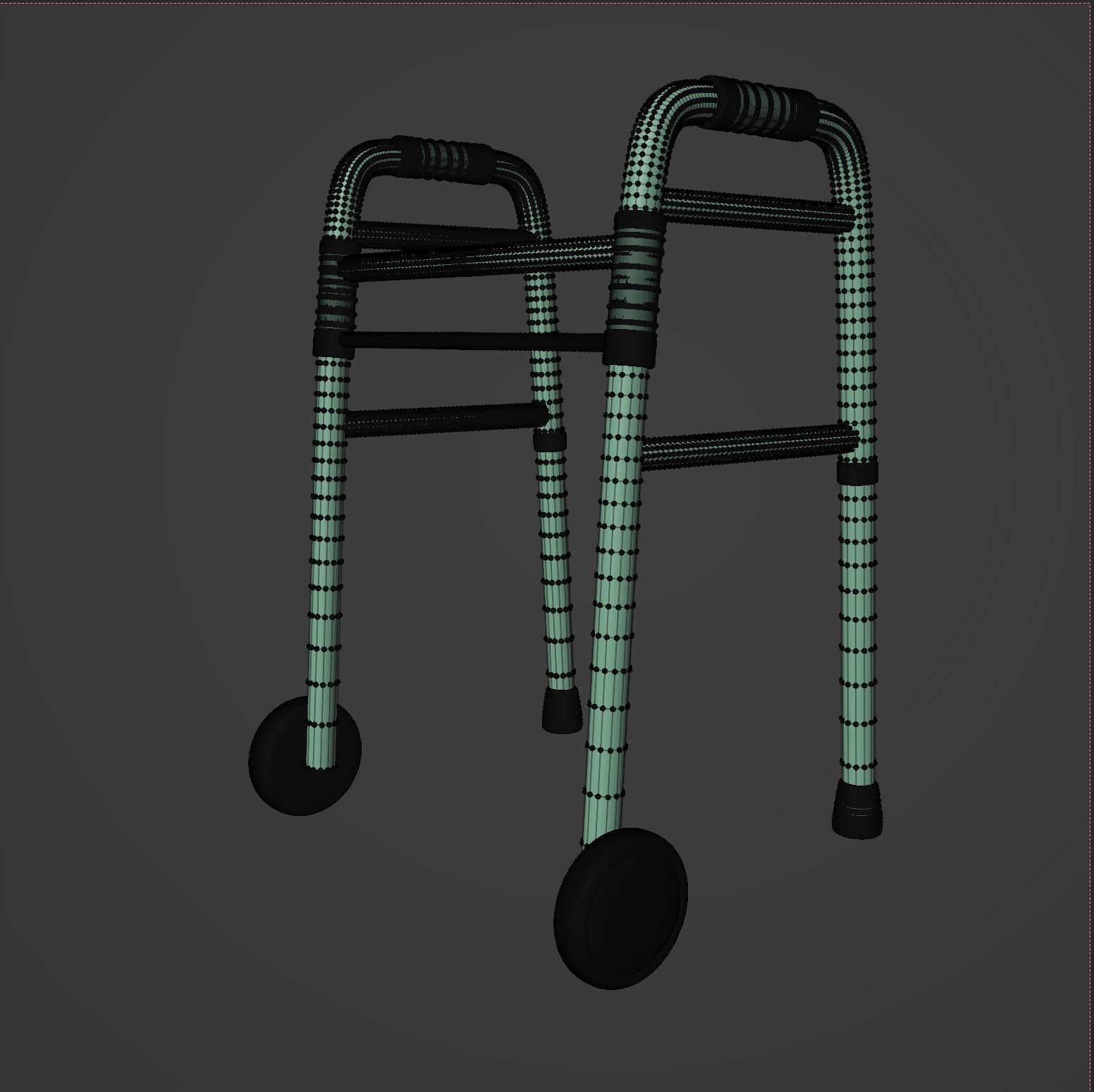 Walker - cartoon style 3D model | CGTrader