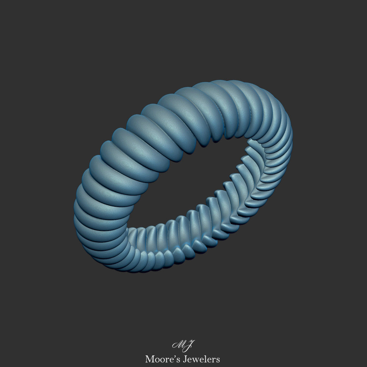 Rounded Rope Pattern Bangle Bracelet Stl File 3D model 3D printable ...