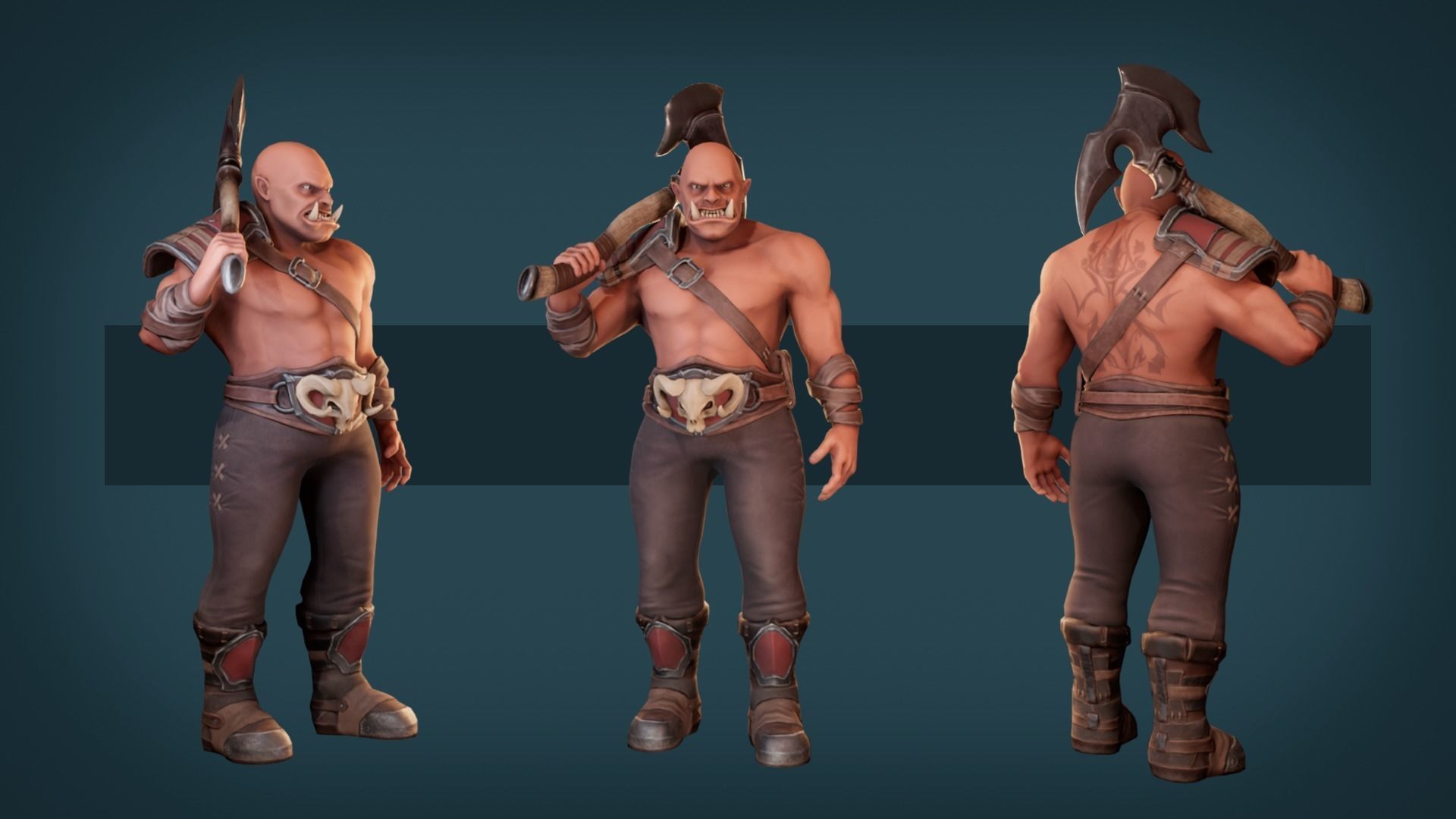 3D model Orc - Game Ready Character VR / AR / low-poly | CGTrader