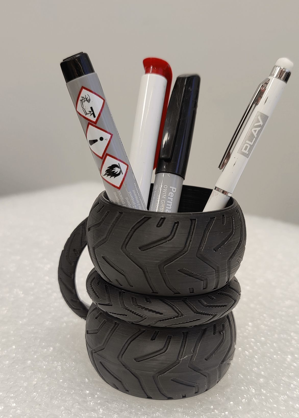 Tire stack penholder motorcycle Tire 3D model 3D printable | CGTrader