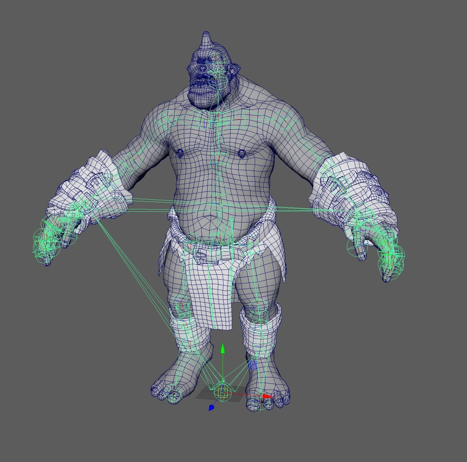 3D model Ogre Cyclops VR / AR / low-poly rigged animated | CGTrader