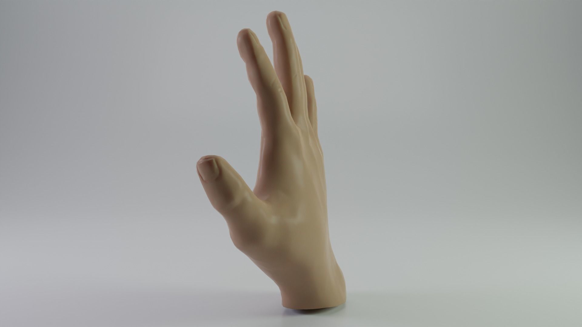 Male right hand free VR / AR / low-poly 3D model animated rigged | CGTrader