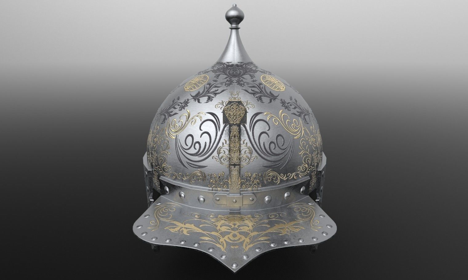 3D model Saracen Helmet VR / AR / low-poly | CGTrader