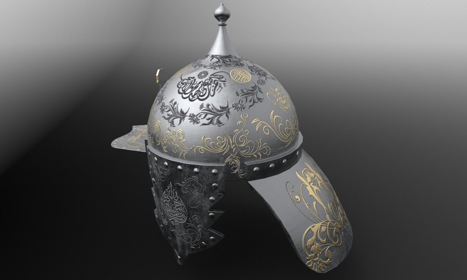 3D model Saracen Helmet VR / AR / low-poly | CGTrader