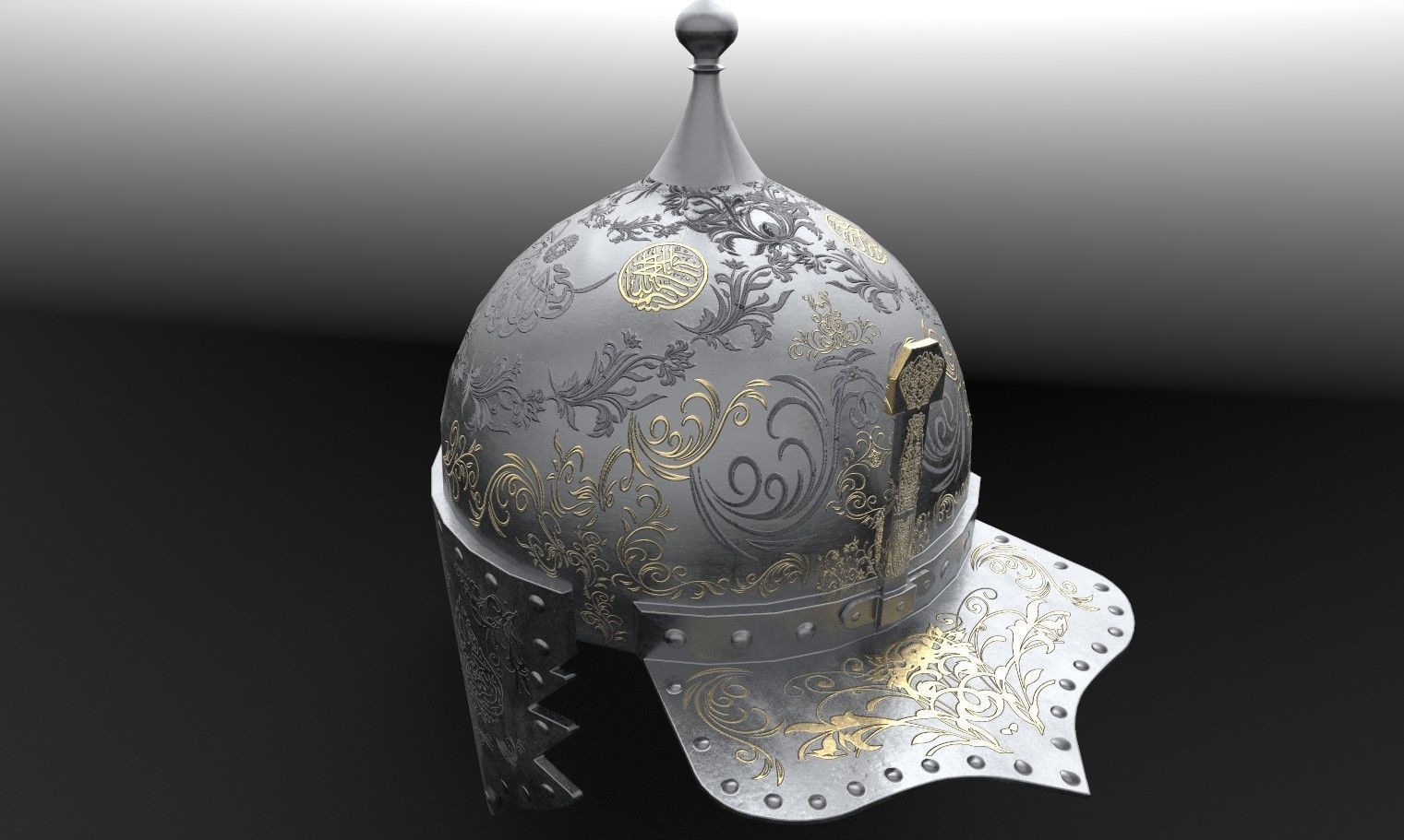 3D model Saracen Helmet VR / AR / low-poly | CGTrader