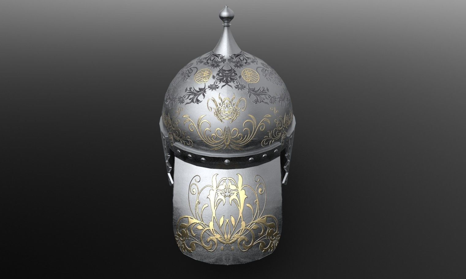 3D model Saracen Helmet VR / AR / low-poly | CGTrader