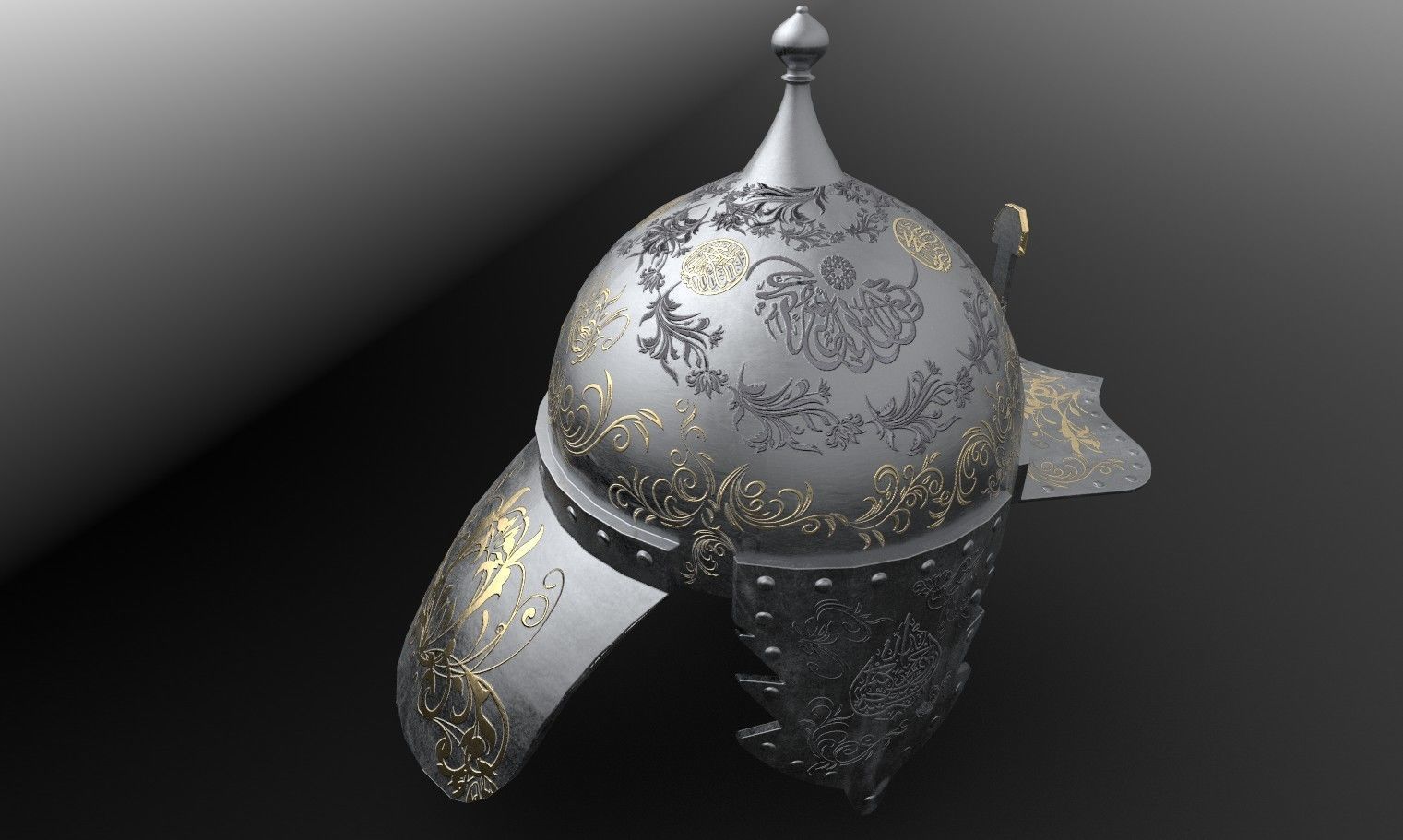 3D model Saracen Helmet VR / AR / low-poly | CGTrader