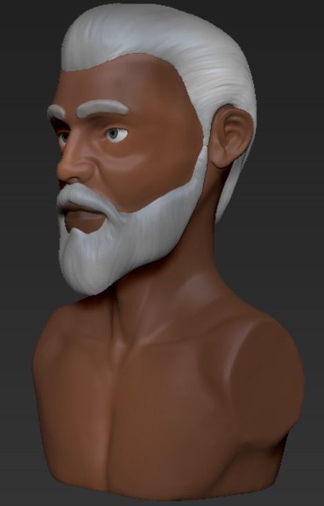 Old man 3D model | CGTrader