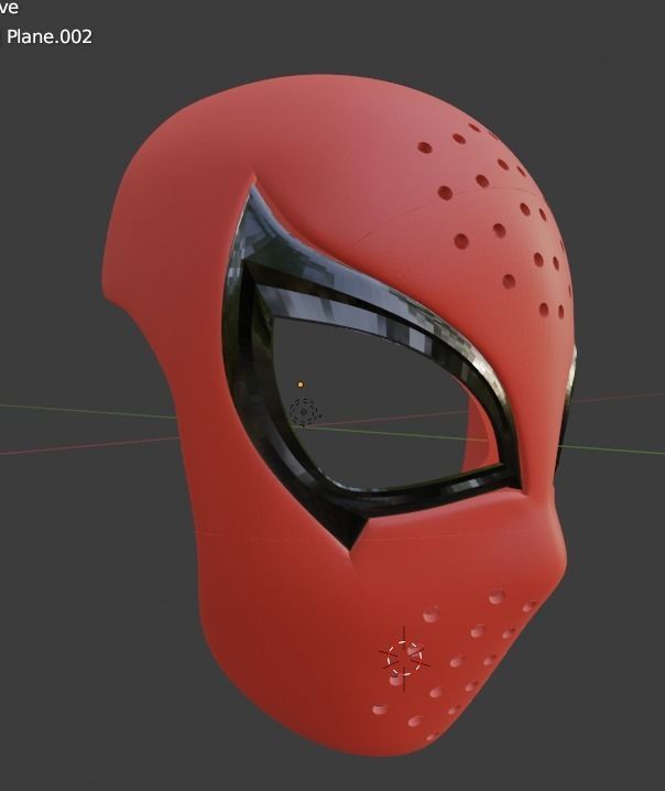 Custom design Superior Spiderman Faceshell and frame 3D model 3D ...