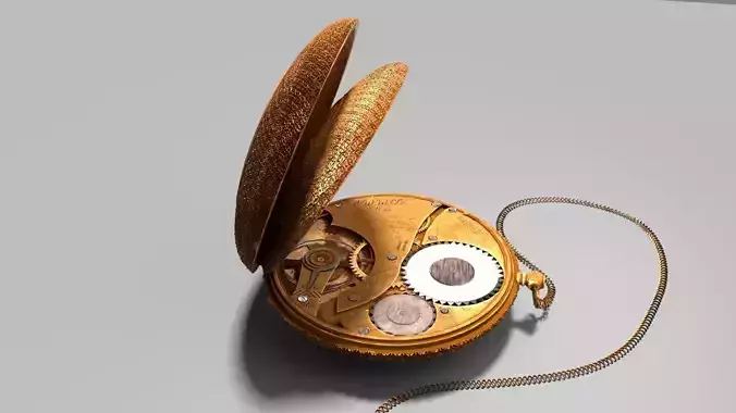 vintage watch 3D model | CGTrader