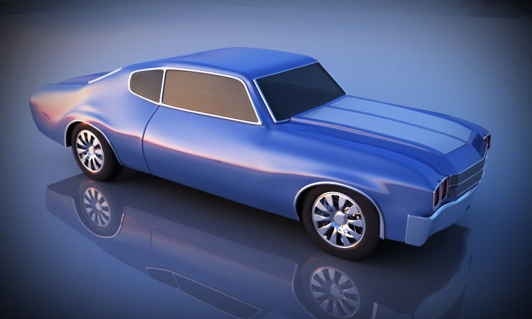 3D model Chevy Chevelle Car VR / AR / low-poly | CGTrader